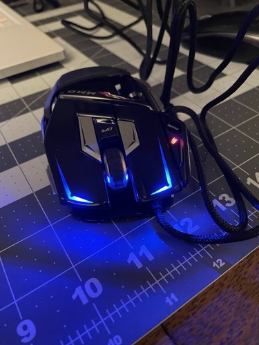 Mad Catz M.M.O. 7 Wired Gaming Mouse Black *Rare* | eBay