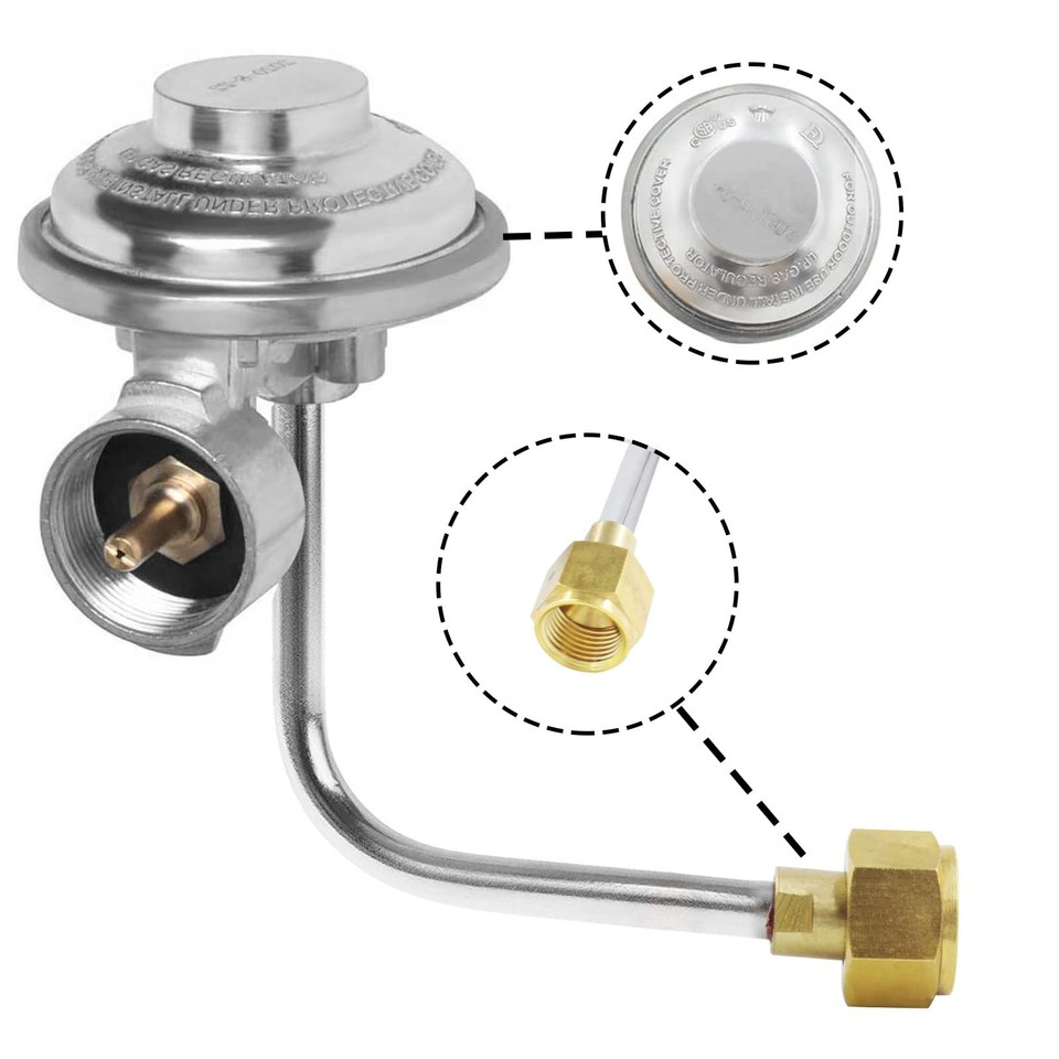 Gas Grill Regulator - Low Pressure One Pound Propane Tank Valve ...