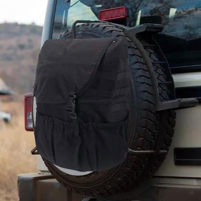 Spare Tire Trash Bag Equipment Heavy Duty Backpack for UTV SUV Trailers ...