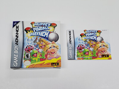 Muppet Pinball Mayhem Authentic Game Boy Advance Box & Manual * | eBay