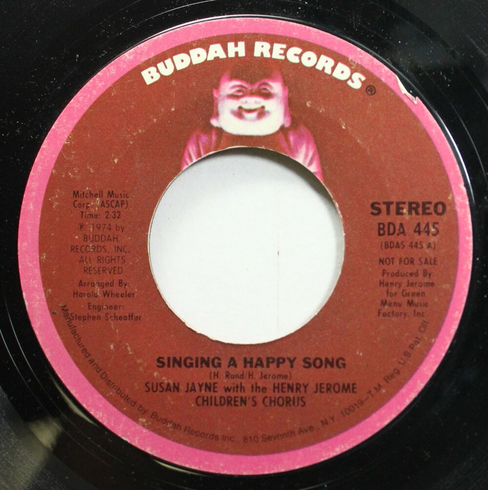 Soul 45 Susan Jayne With The Henry Jerome Children'S Chorus - Singing A ...