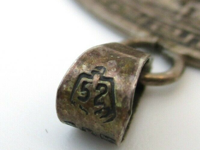 Vintage 925 Inca/Mayan Calendar Pendant Two Sided Spiritual South ...