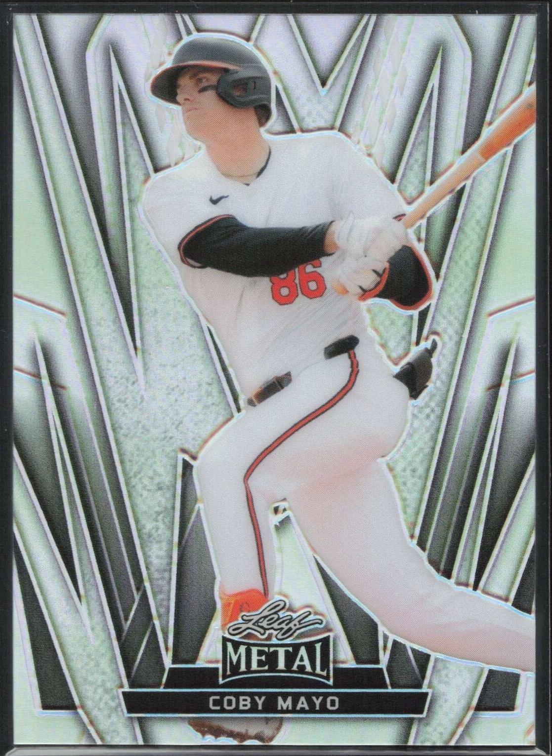 2024 Leaf Metal - Coby Mayo #11 Silver Prismatic /185 (RC) for sale online | eBay