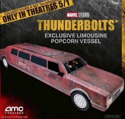 Marvel Thunderbolts* New Avengers Red Guardian Limousine Popcorn Bucket ...