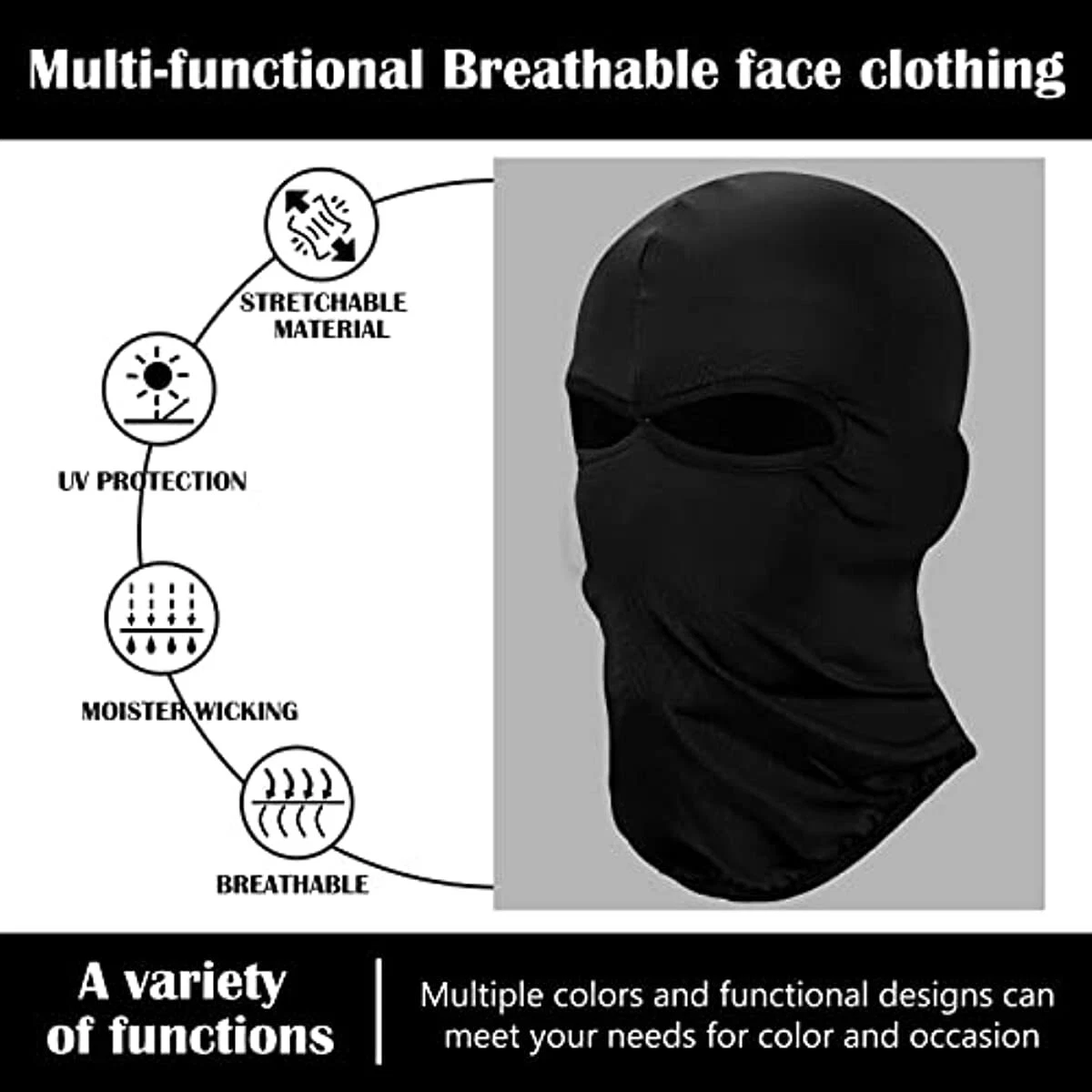 Two Hole Biker Lightweight Balaclava