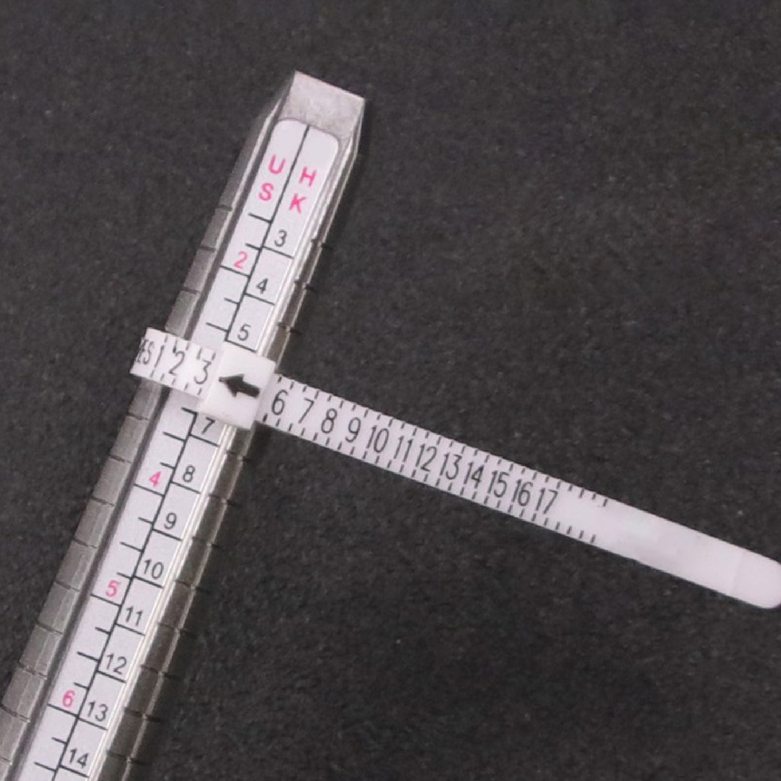 Diamond Size Chart Diamond Gemstone 7 Arm Fan Gauge Measuring Tool ...