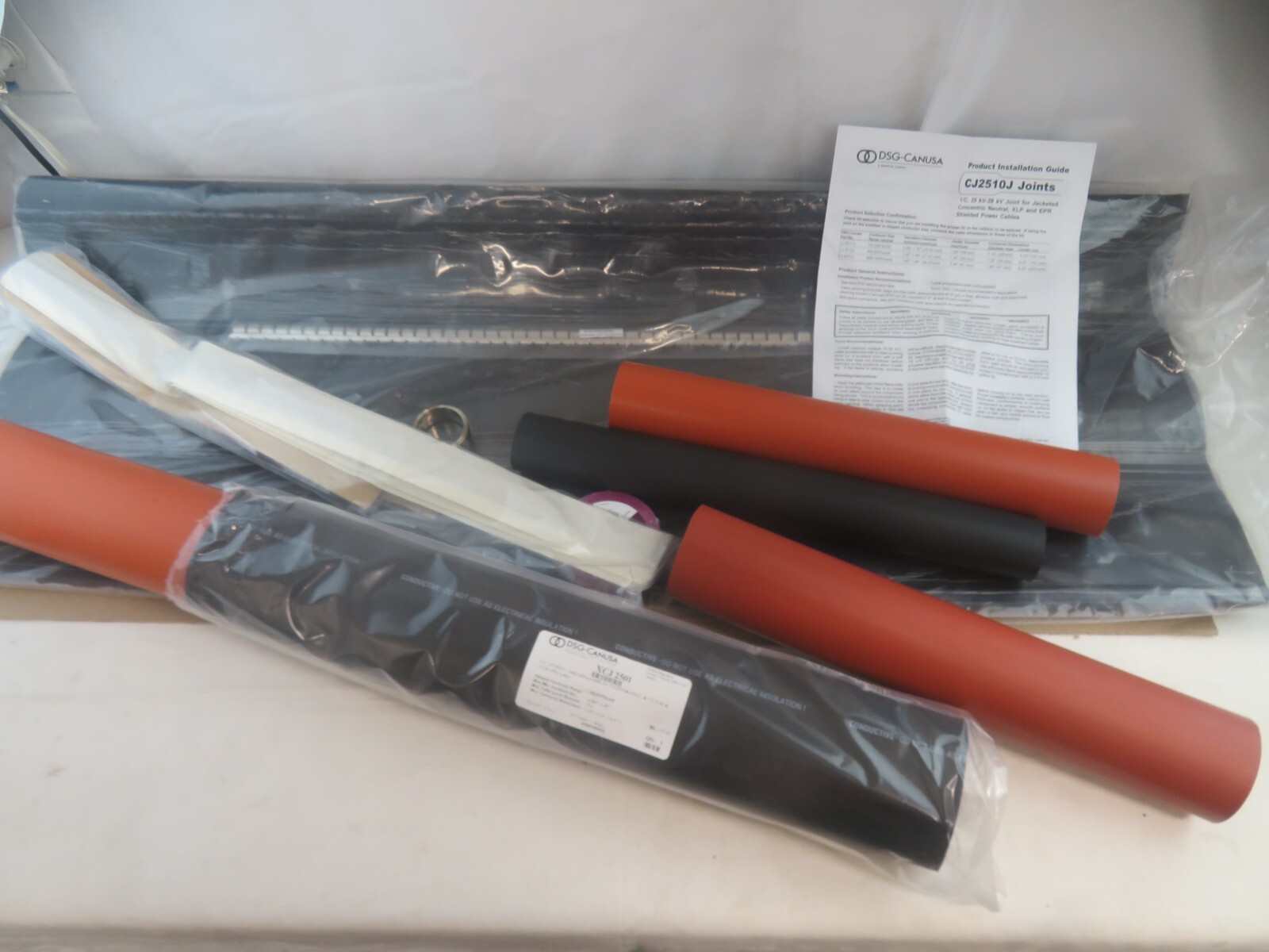 DSG-CANUSA CJ 2511J 1/C 25-28KV STRAIGHT JOINT KIT FOR NEUTRAL XLP/EPR
