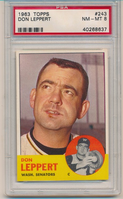 1963 Topps - #243 Don Leppert for sale online | eBay
