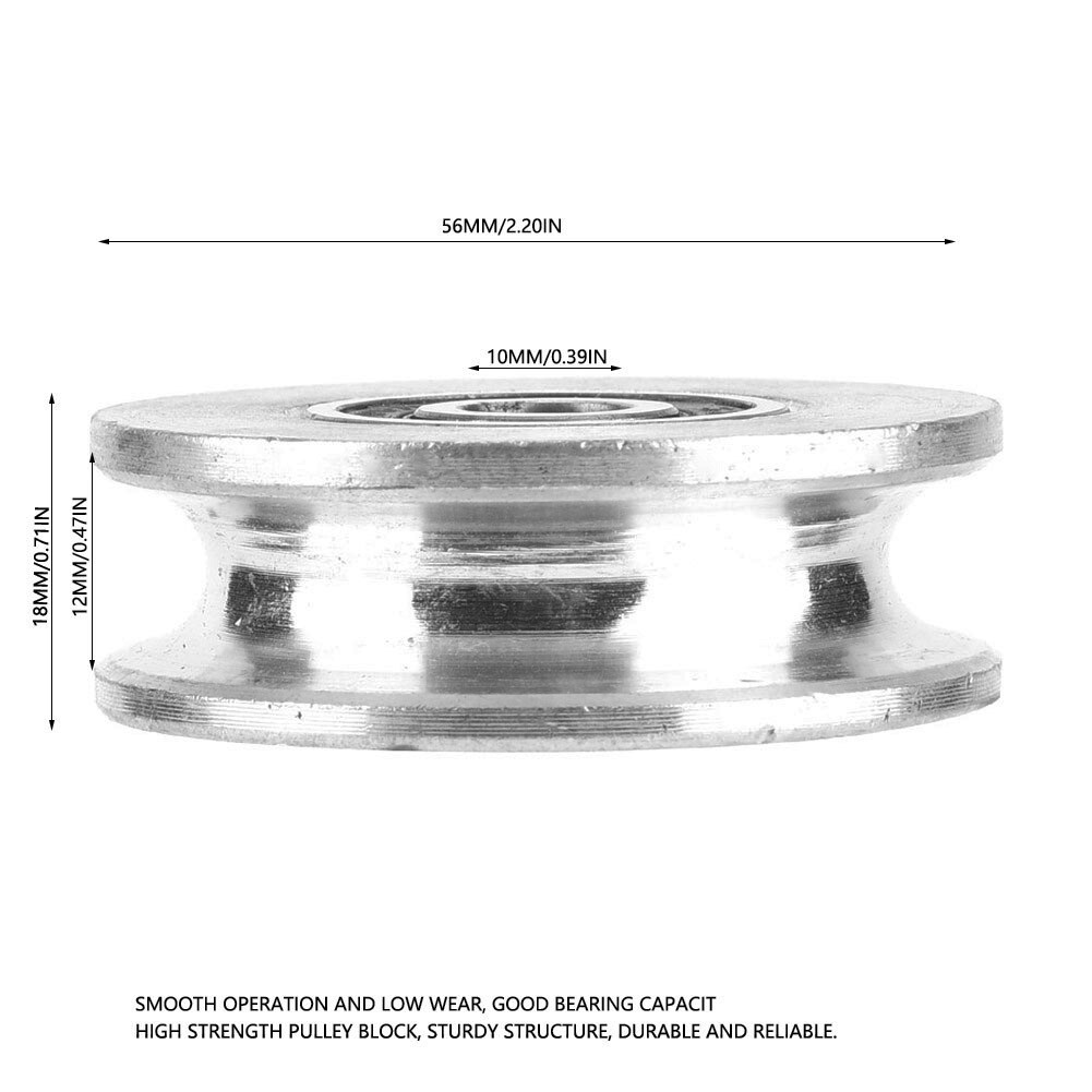 High Strength Bearing Wheel Wire Rope Lifting Guide For Pulley Block ...
