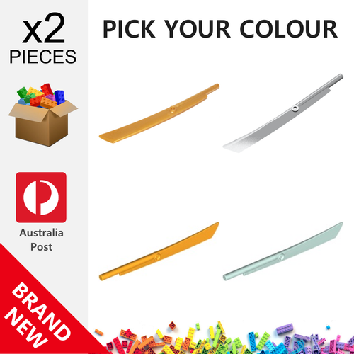 2x Genuine LEGO™ - Propeller 1 Blade 10L with Bar - 98137 New Parts ...