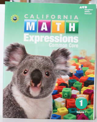 HMH: Math Expressions California Student Activity Book Grade 1 Volume 1 ...