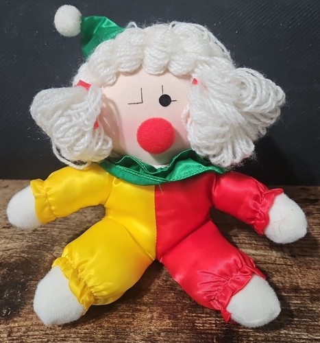 VINTAGE 1984 CLOWN JESTER PLUSH STUFFED ANIMAL TOY R. DAKIN CO | eBay