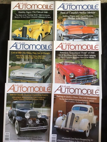 Collectible Automobile Magazines Lot Of 6 - 2012 Issues | eBay