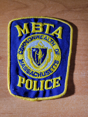 MBTA MA Bay Transportation Authority Police Patch | eBay