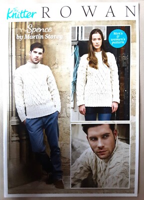 Original Rowan Adults Heavy Dk Cable Sweater Knitting Pattern 38" - 50 ...