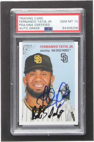 Fernando Tatis Jr Autographed 2020 TOPPS Heritage Signed Rookie Card ...