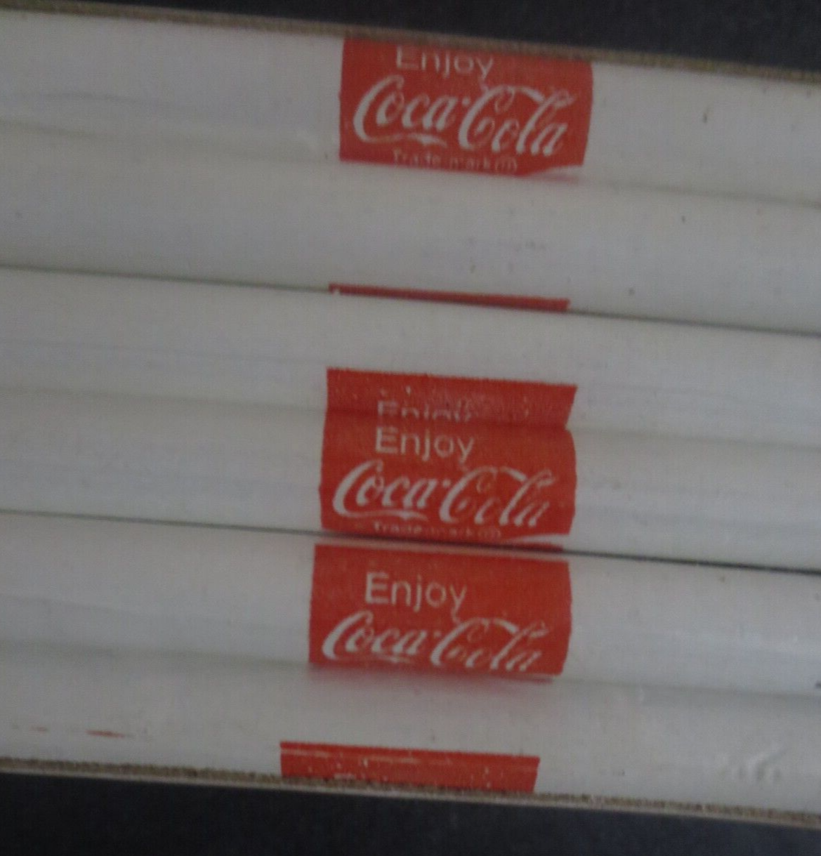 One Dozen Coca Cola Pencils White with Square Logo and Swish in package ...
