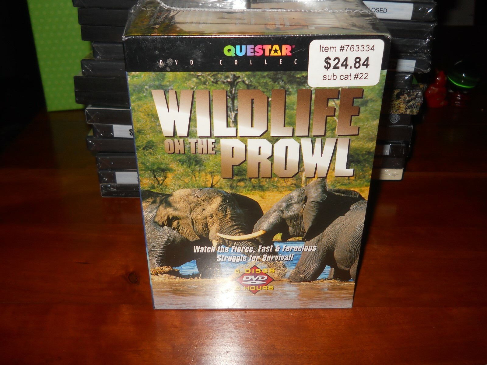 Wildlife On The Prowl Animals Questar Survival (DVD Box Set 6 Discs ...