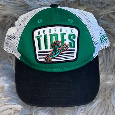 EUC Norfolk Tides Minor League Baseball Cap New Era 9fortythirty Hat ...