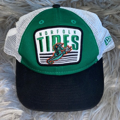 EUC Norfolk Tides Minor League Baseball Cap New Era 9fortythirty Hat ...