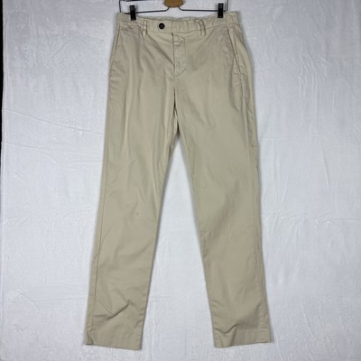Bonobos Men Pants 31x32 Beige Italian Stretch Chinos Slim Fit Straight ...