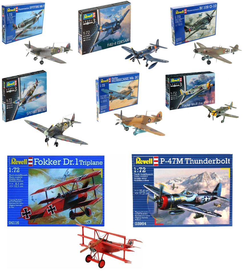 Model Kit Paint Assembly Variety Revell Modeling Hobby Gift Accessories ...