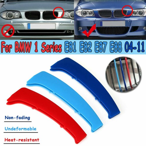 2004-2011 For BMW 1 Series E81 E82 E87 E88 M-Sport Grill Grille Strip ...