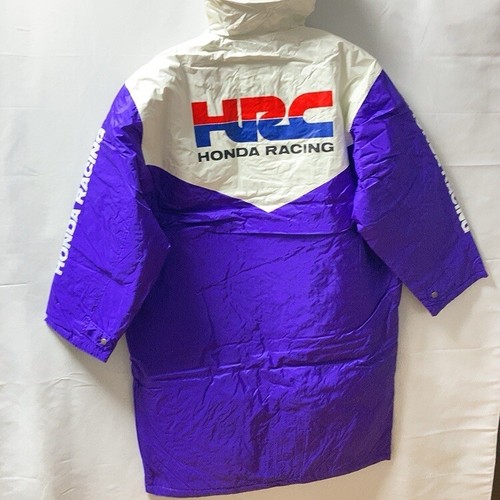 Honda Racing HRC Long Jacket Motorcycle Vintage Bench… - Gem