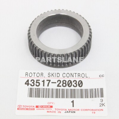 43517-28030 Toyota OEM Genuine ROTOR, SKID CONTROL, REAR | eBay