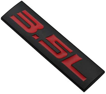 1x 3D Chrome Finish Metal 3.5L Emblem Alloy Badge Sticker (Black Red ...