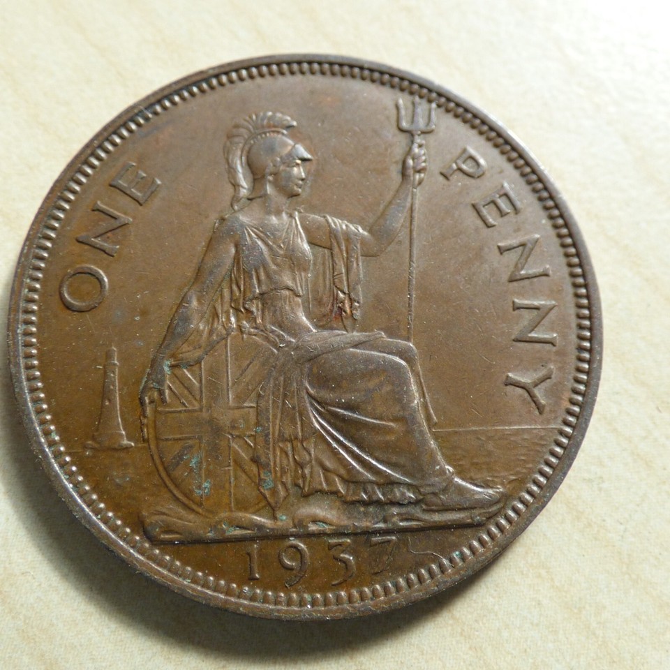 King George VI One Penny Choice 1937 - 1951 Pick Your Own; Choose from ...