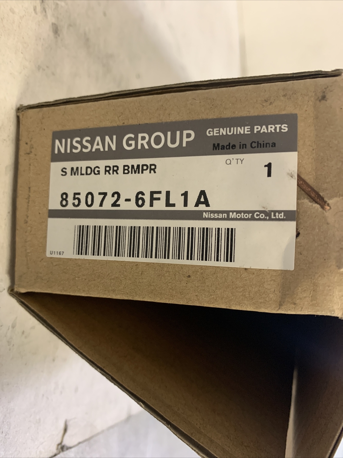 NEW Nissan S MLDG RR BMPR OEM 85072-6FL1A | eBay