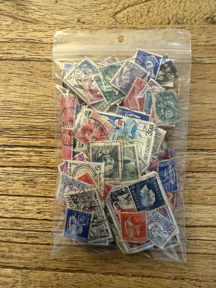 France Lot 300 Timbres Oblitérés Majoritairement Années 40 + Années 50 ...