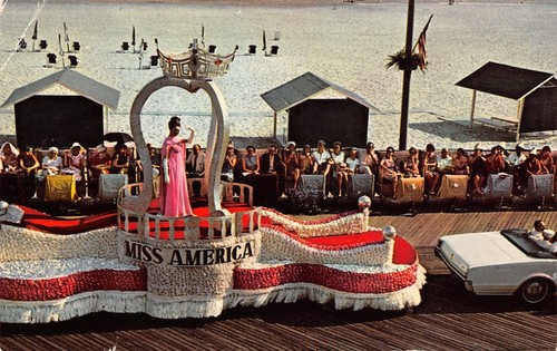 Atlantic City New Jersey~Miss America Pageant Parade~Boardwalk Float ...
