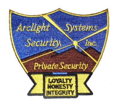 ARCLIGHT SYSTEMS SECURITY INC – PRIVATE SECURITY - Sheriff Police Patch ...