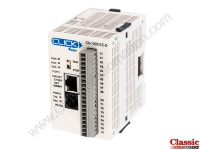 Automation Direct, Koyo | C0-10DD1E-D | CLICK Ethernet Basic PLC ...