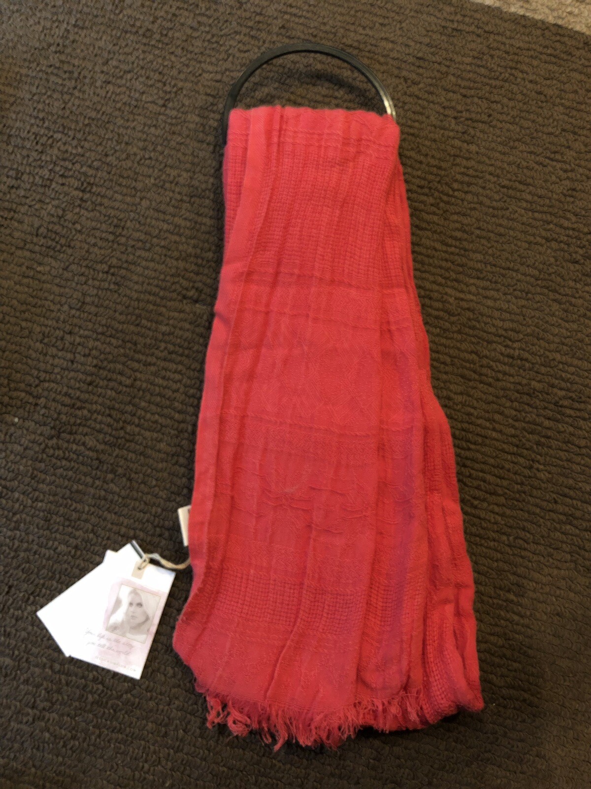 Jessica Simpson scarf dark pink NEW | eBay