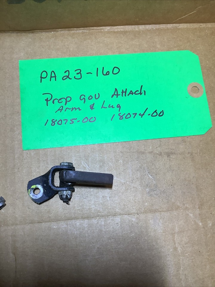 Piper Apache PA23-160 Propeller Governor Control Arm 18075-00 & Lug ...