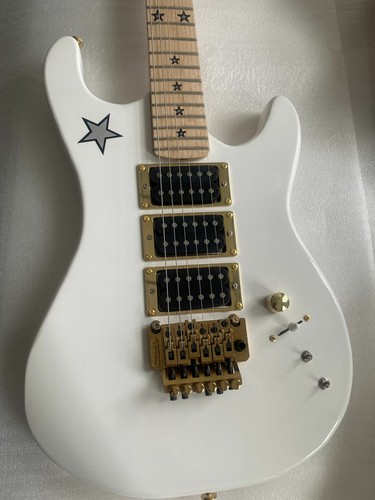 New Electric Guitar Signature Custom Kramer Style White Finish Mahogany ...