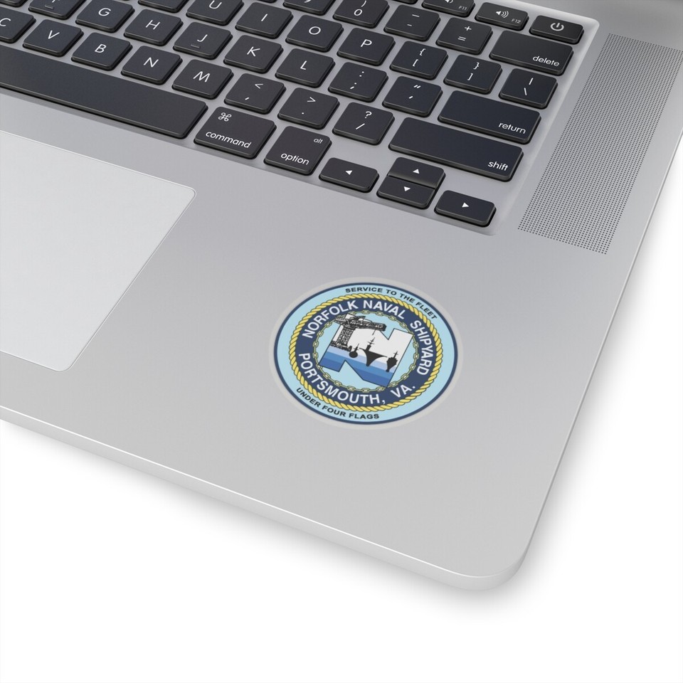 Norfolk Naval Shipyard Portsmouth VA (U.S. Navy) STICKER Vinyl Kiss-Cut ...