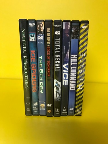 🎬SCI FI DVD MOVIE LOT ICE SPIDERS ELYSIUM VICE BRUCE KILL COMMAND TOTAL RECALL | eBay