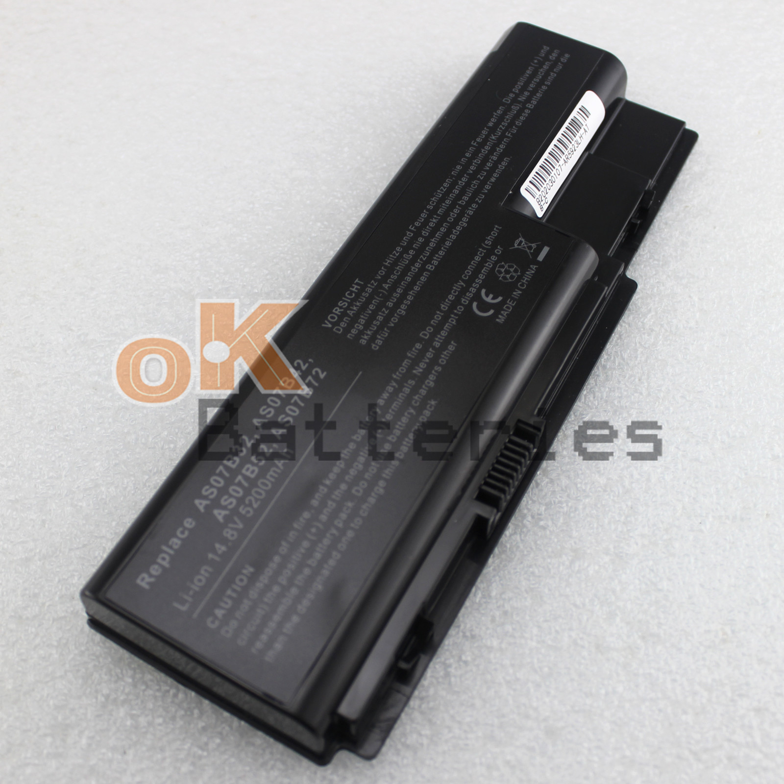 8Cell Battery for Acer AS07B31 AS07B51 AS07B72 934T2180F AS07B42 LC ...