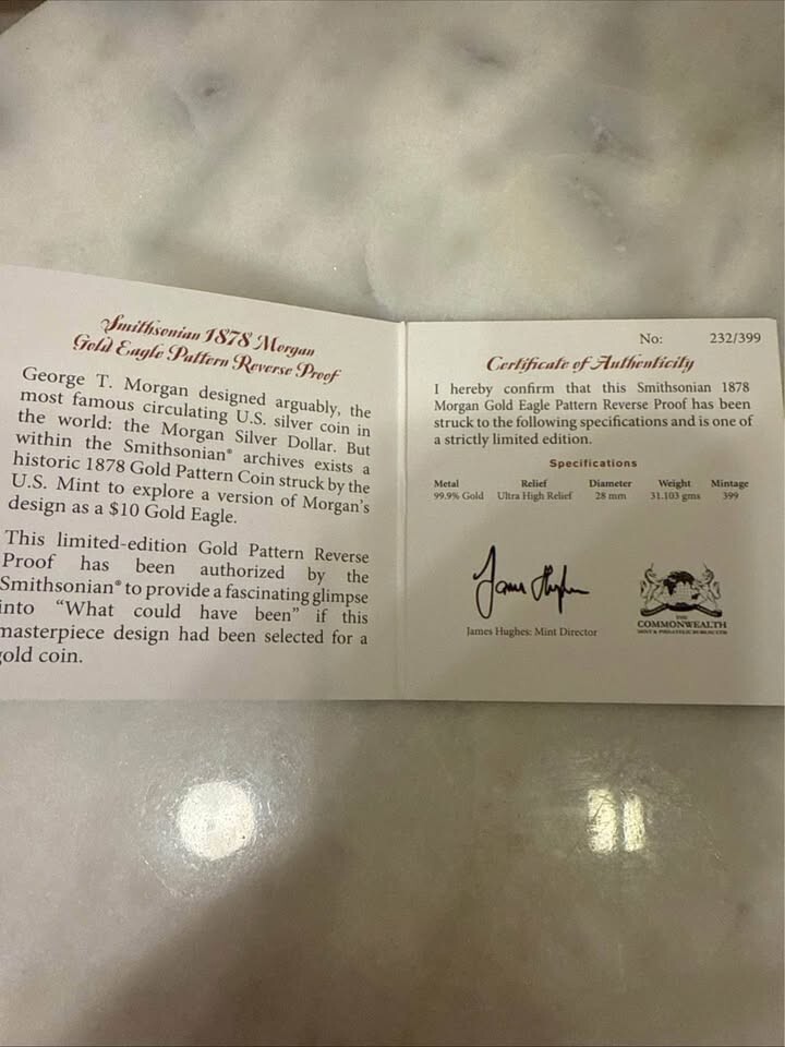 1878-2020 Smithsonian George T Morgan $10 Eagle Rev Proof NGC PF70 399 ...