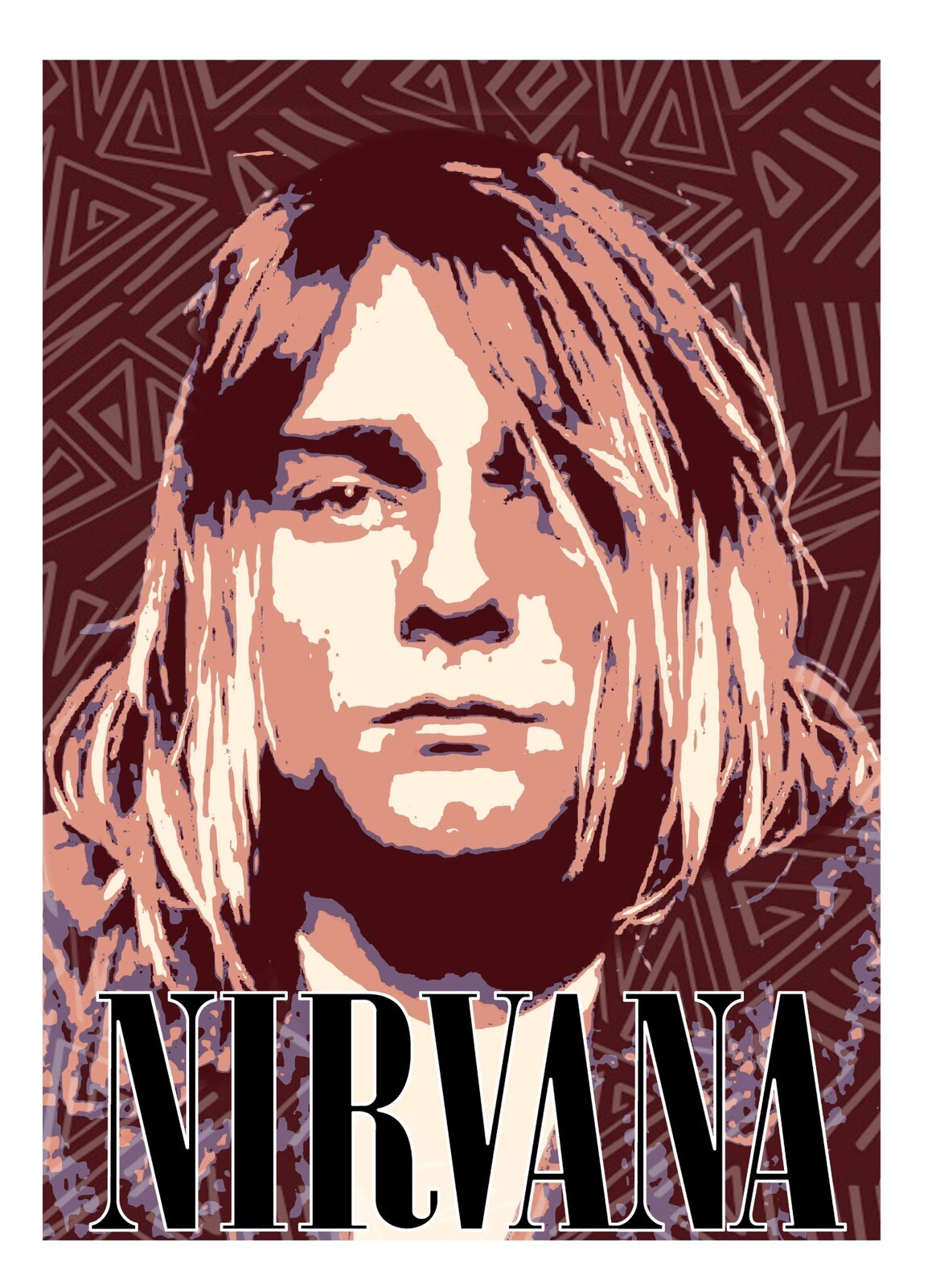 NIRVANA / KURT COBAIN Limited Edition 11x17 poster signed Scott James ...