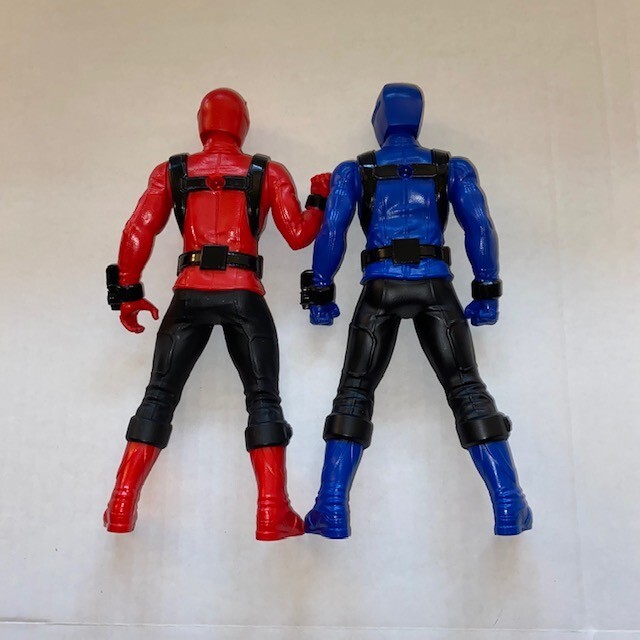 Saban’s Power Rangers Red and Blue Rangers 9 Inch Action Figures | eBay