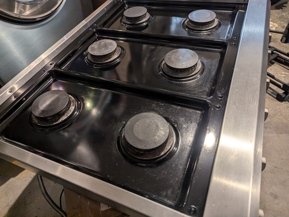 GE MONOGRAM PROFESSIONAL SERIES ZHU366NP1SS 36" NATURAL GAS RANGE TOP ...