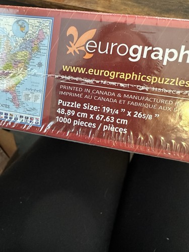 EuroGraphics Jigsaw Puzzle Map of The United States (1000 Piece) Gulf ...