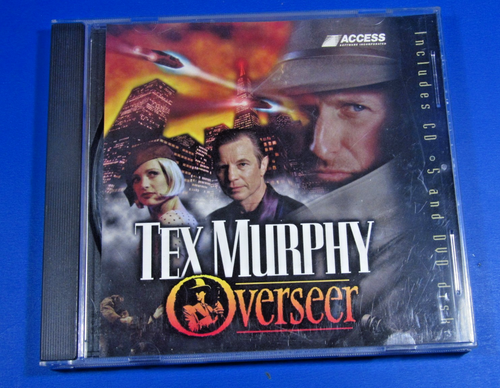 Tex Murphy Overseer (PC, 1998) Game Software DVD Adventure Sci-Fi ...