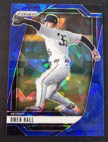 2025 Panini Prizm Baseball Owen Hall Blue Ice Prizm #221 | eBay