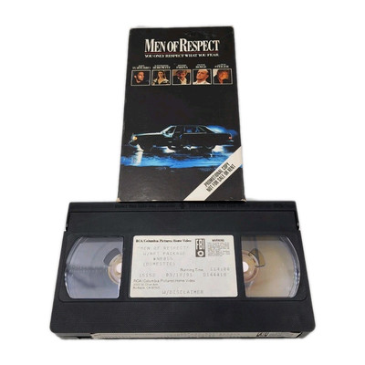 Men Of Respect (VHS, 1990) PROMOTIONAL SCRENER | eBay